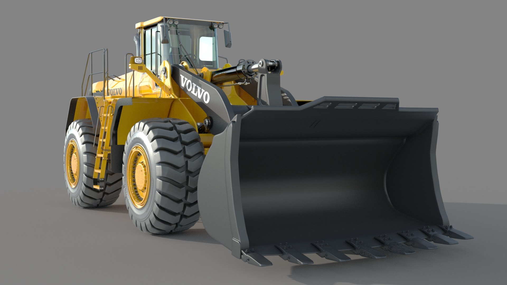 Volvo L350F Wheel Loader 3D Model - TurboSquid 2156691