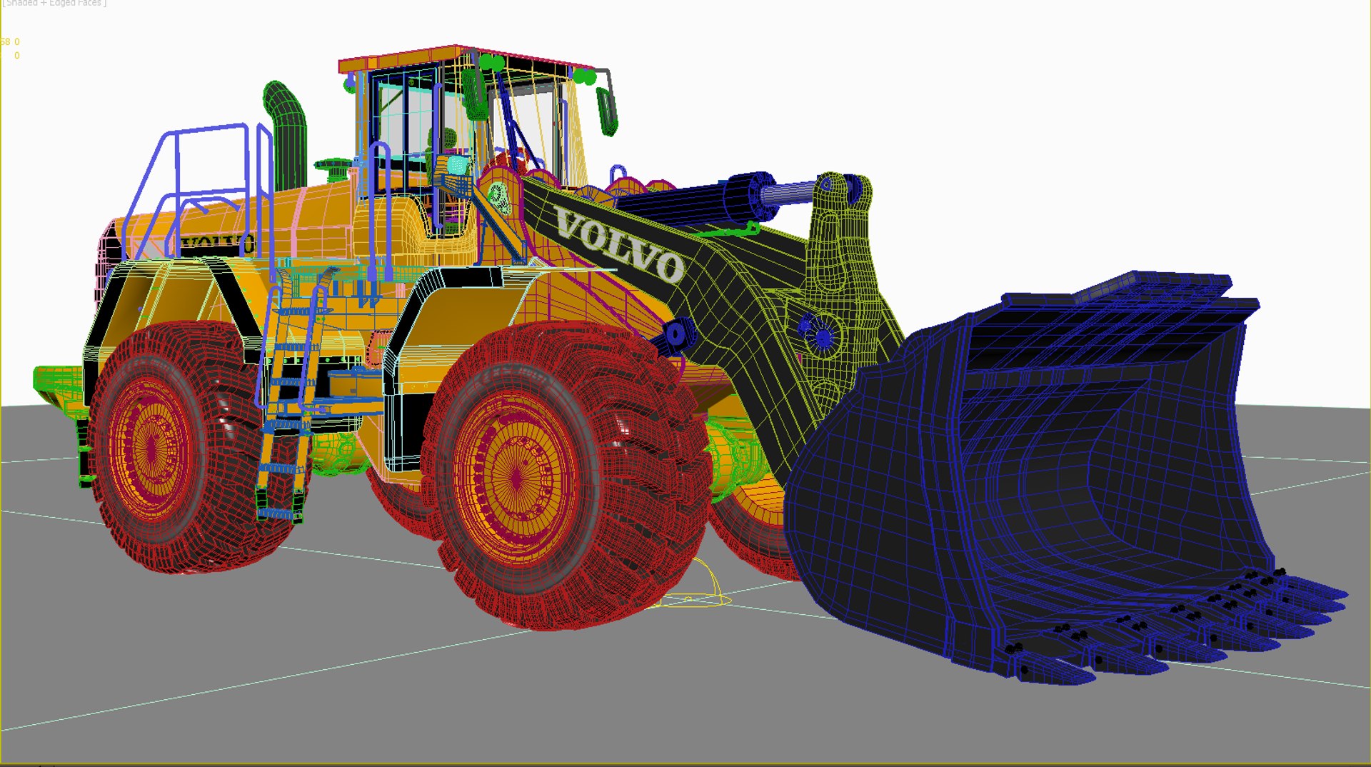 Volvo L350F Wheel Loader 3D Model - TurboSquid 2156691