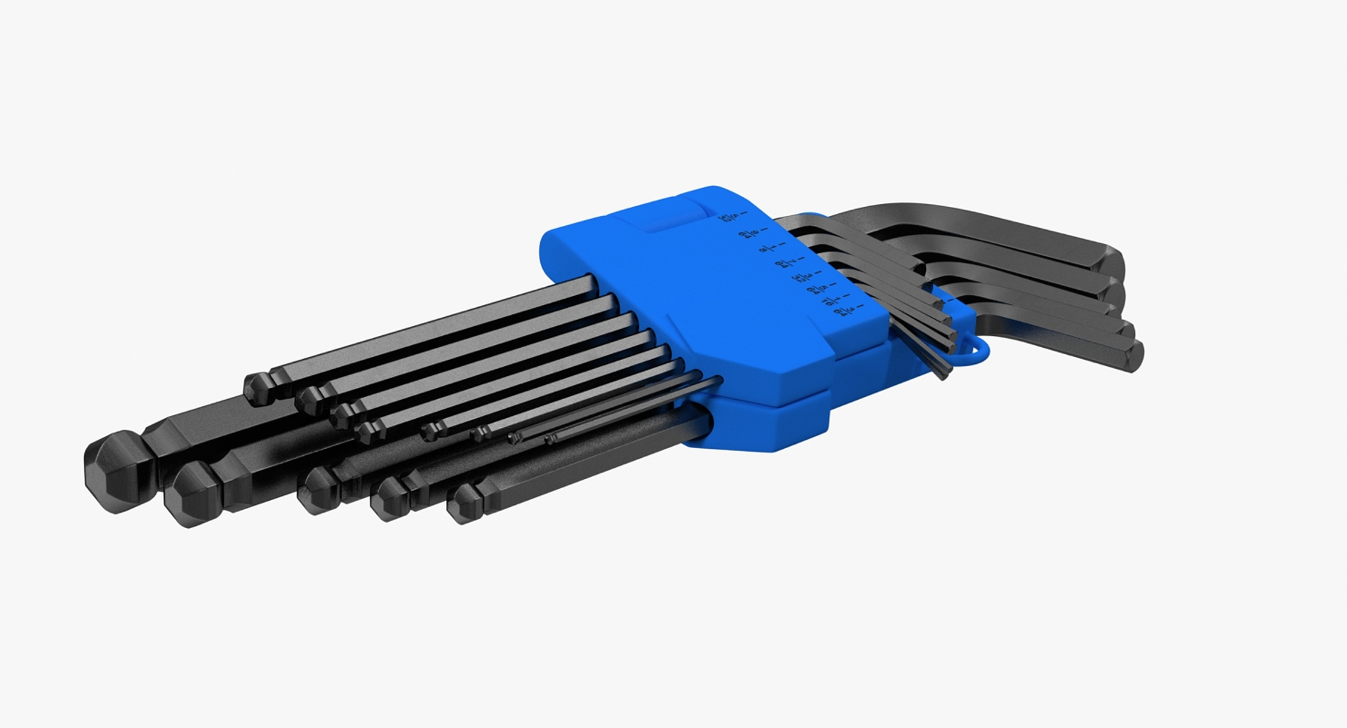 Hex Key Wrenches Model - TurboSquid 1423792