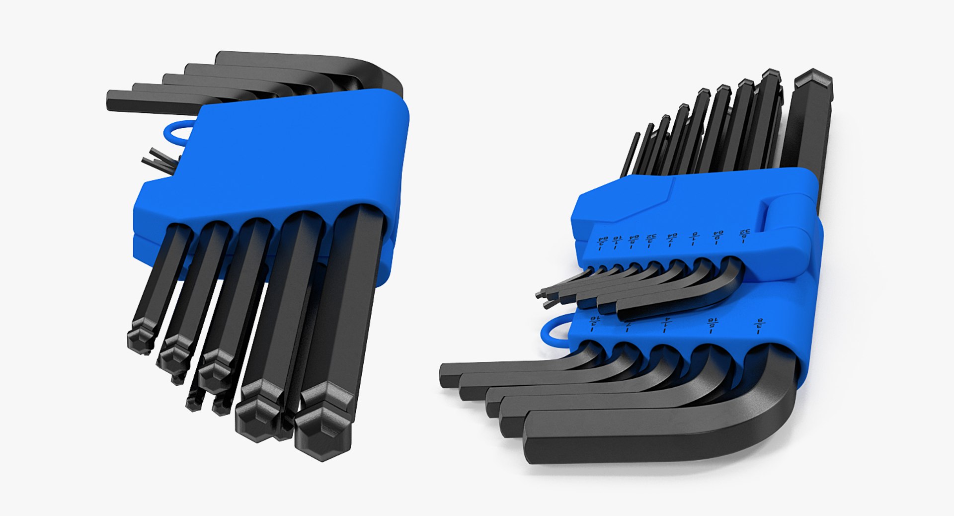 Hex Key Wrenches Model - TurboSquid 1423792
