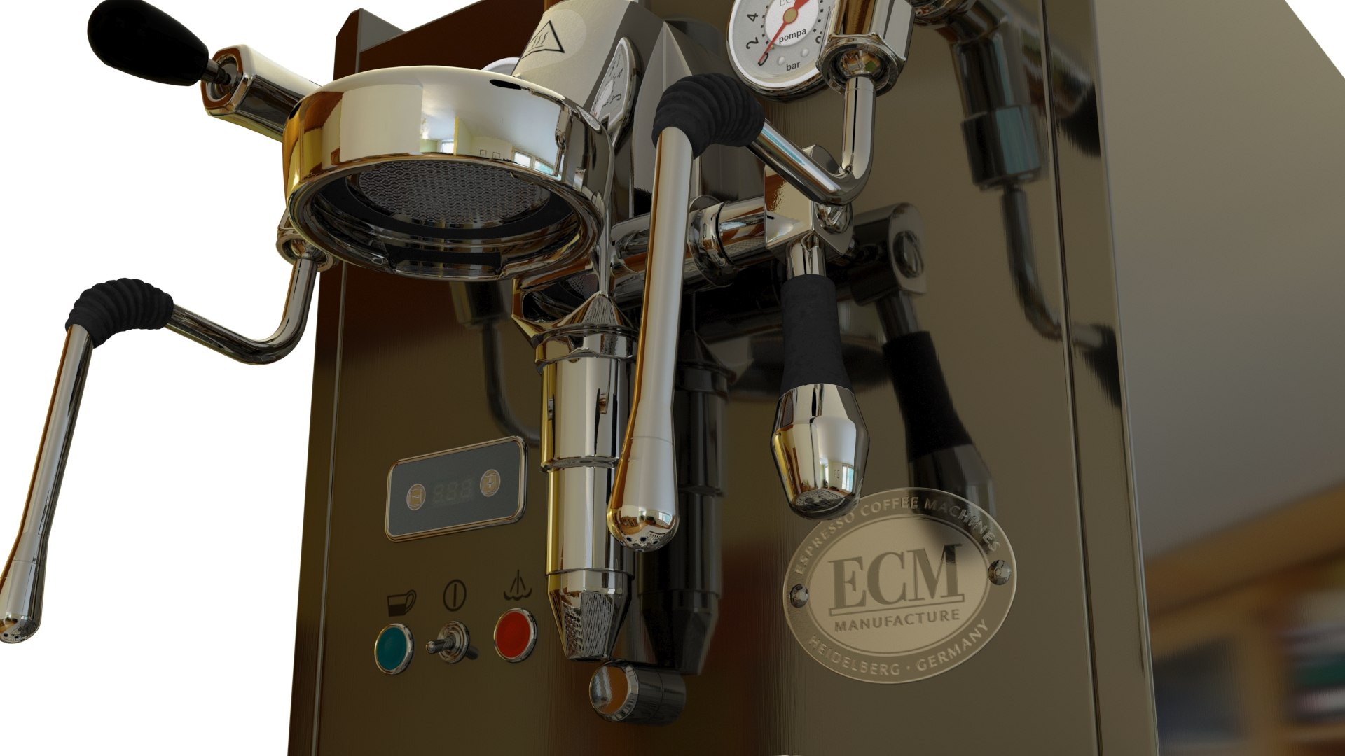 3D model Realistic Coffee machine model - TurboSquid 1970481