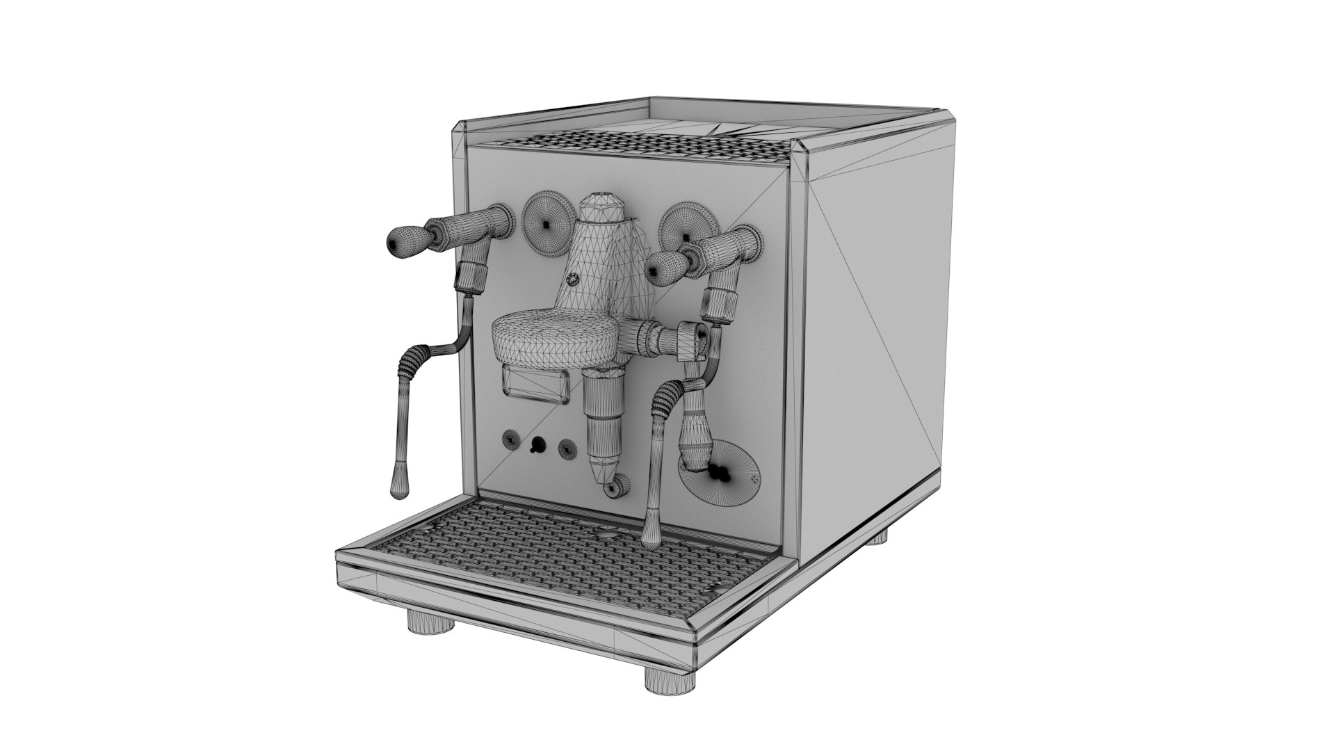 3D model Realistic Coffee machine model - TurboSquid 1970481