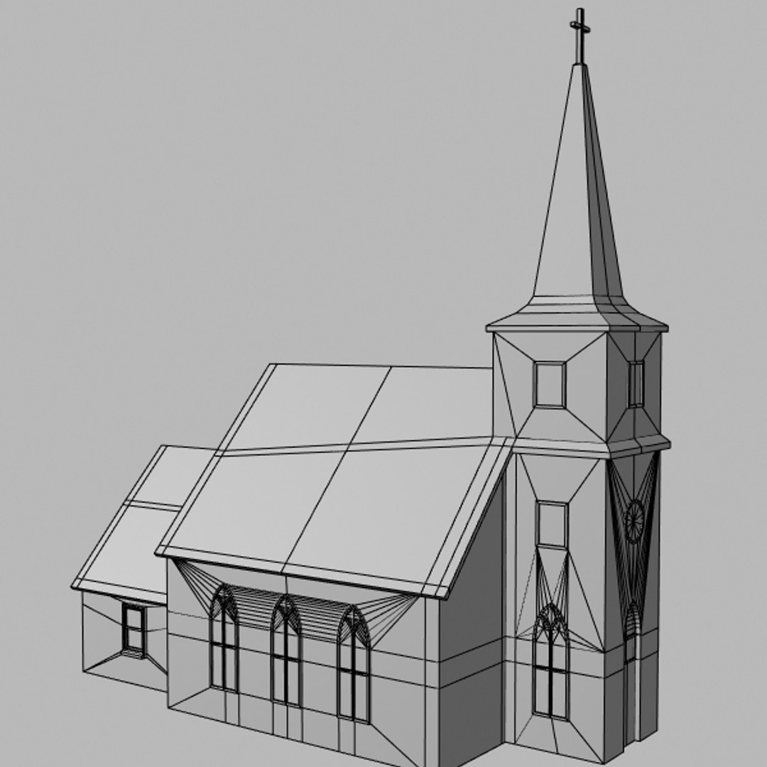 3d Model Of Church