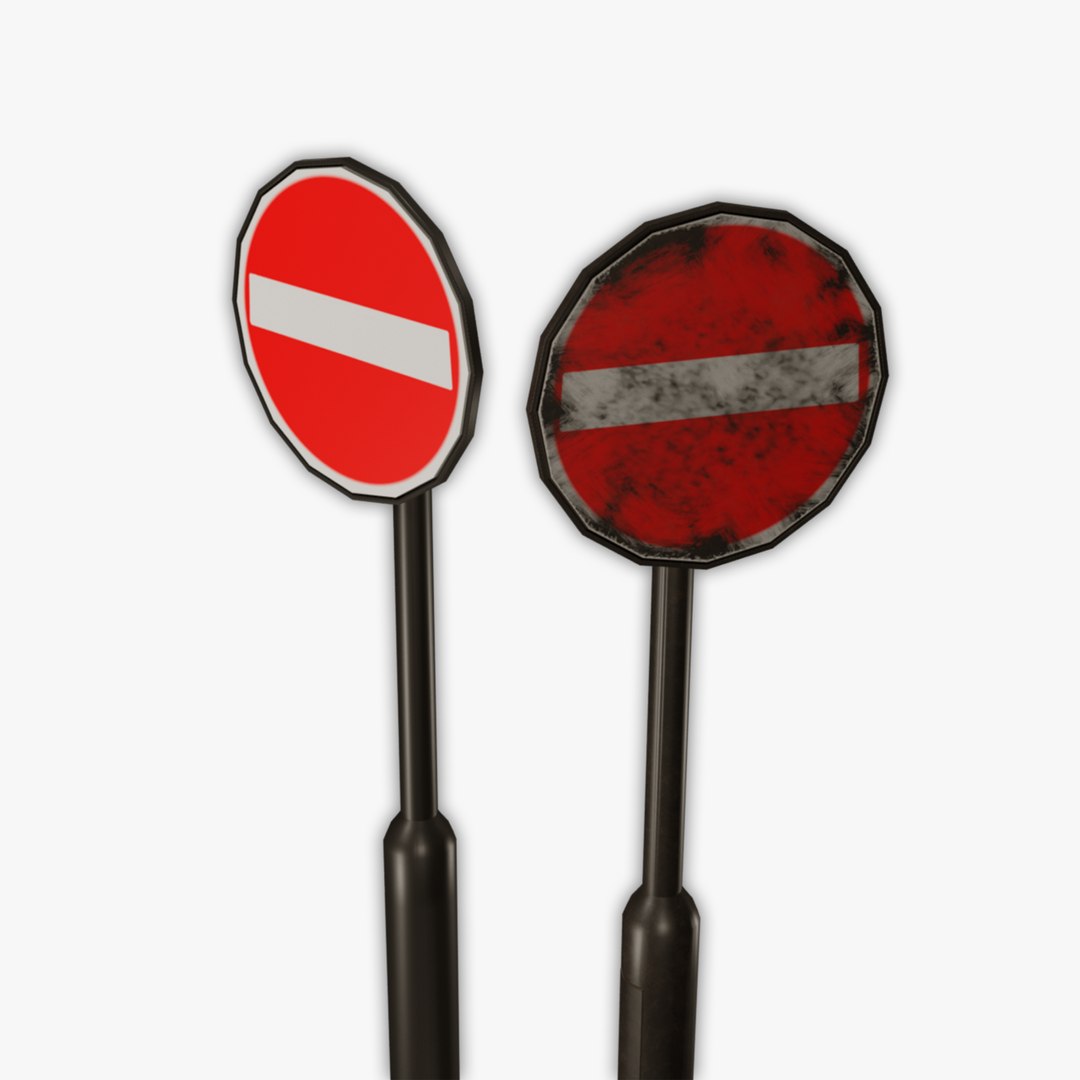 Street Signs 3D - TurboSquid 1499764