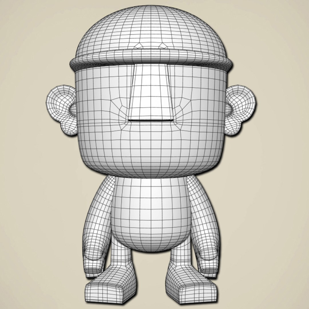 Toy Character Base Mesh Model - TurboSquid 1710567