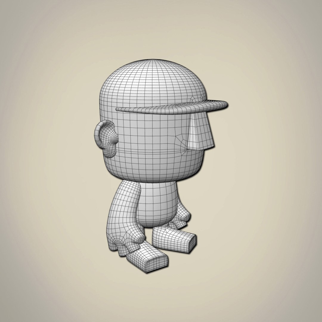 Toy Character Base Mesh Model - TurboSquid 1710567