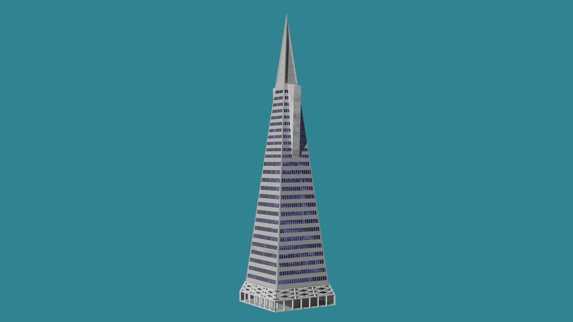 TransAmerica Pyramid 3D Model - TurboSquid 1860081