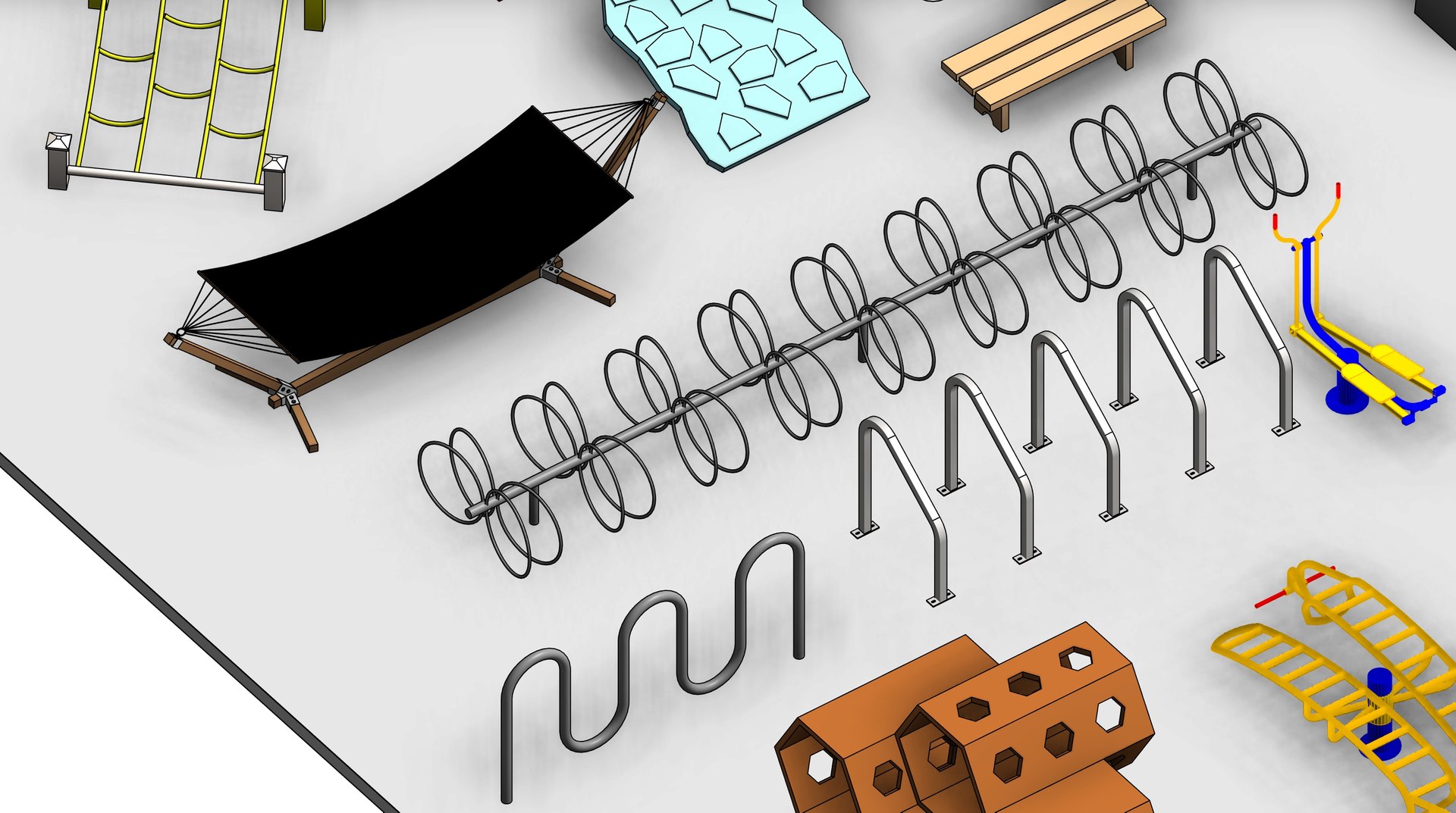 Park Revit Family Parameter 3D Model - TurboSquid 2301922