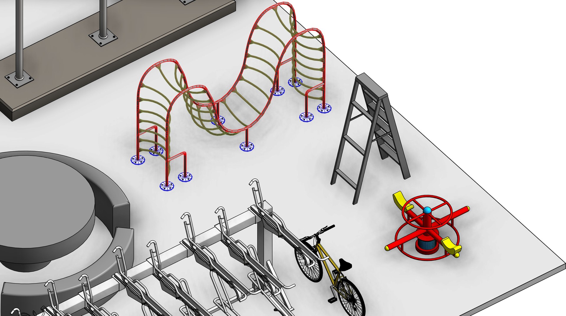 Park Revit Family Parameter 3D Model - TurboSquid 2301922