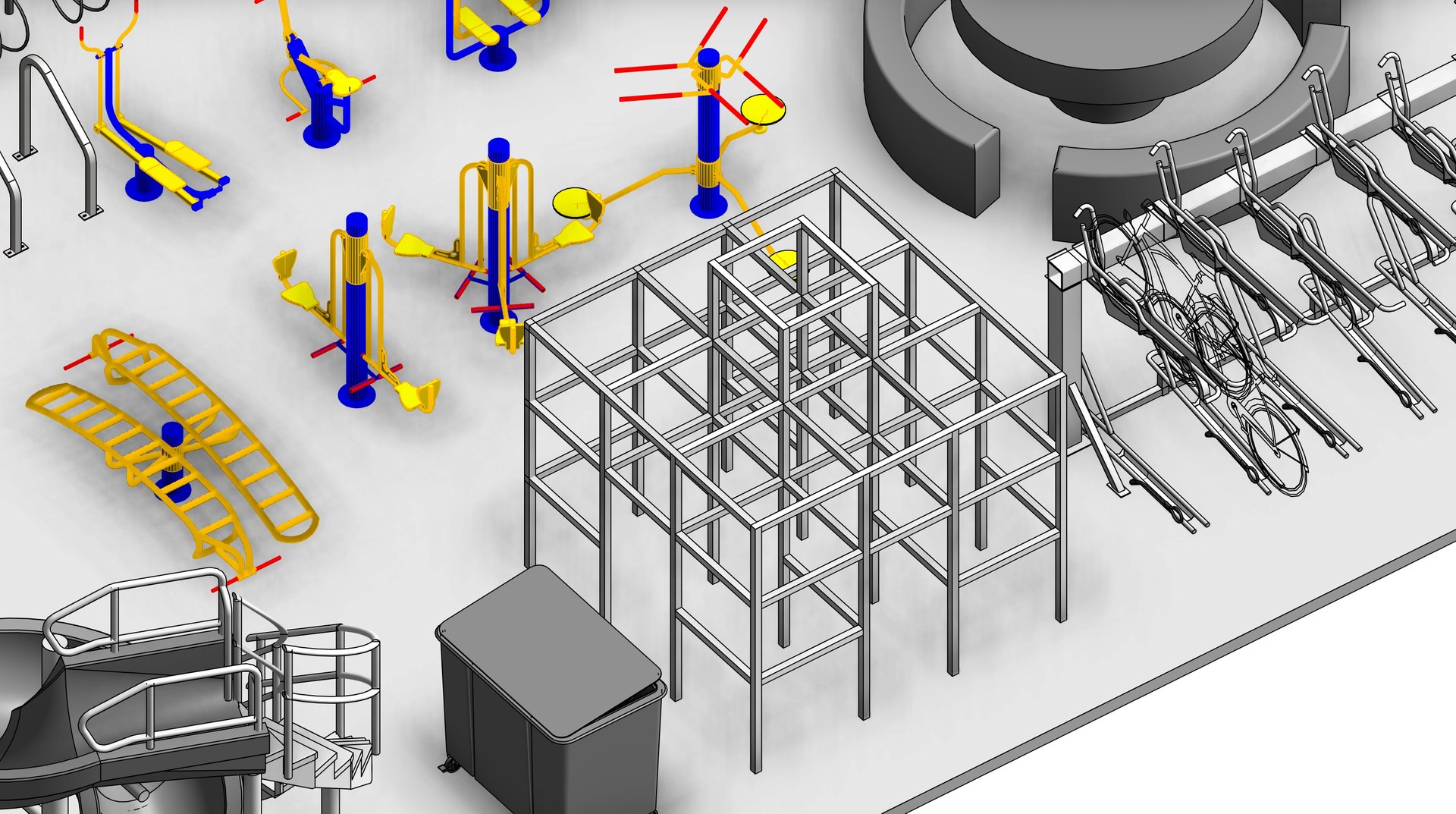 Park Revit Family Parameter 3D Model - TurboSquid 2301922