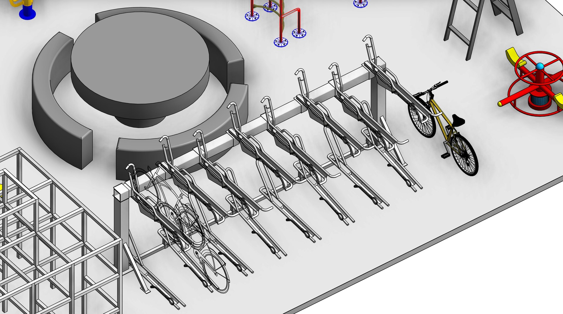 Park Revit Family Parameter 3D Model - TurboSquid 2301922
