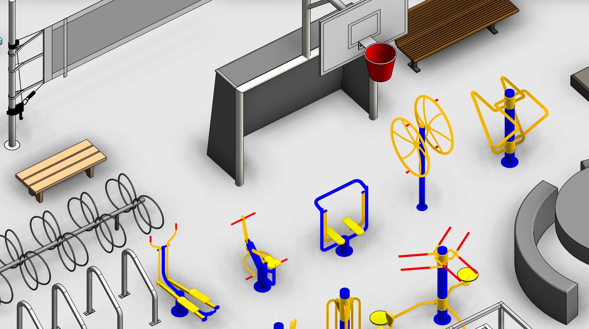 Park Revit Family Parameter 3D Model - TurboSquid 2301922