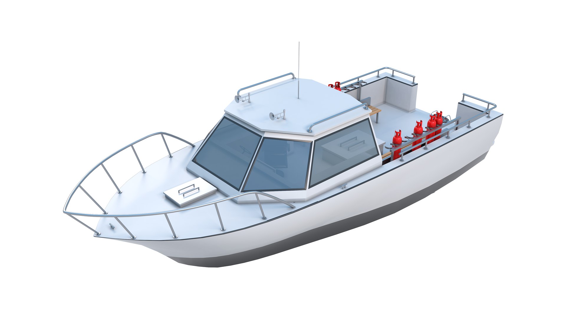 Dive Boat 3D Model - TurboSquid 1758303