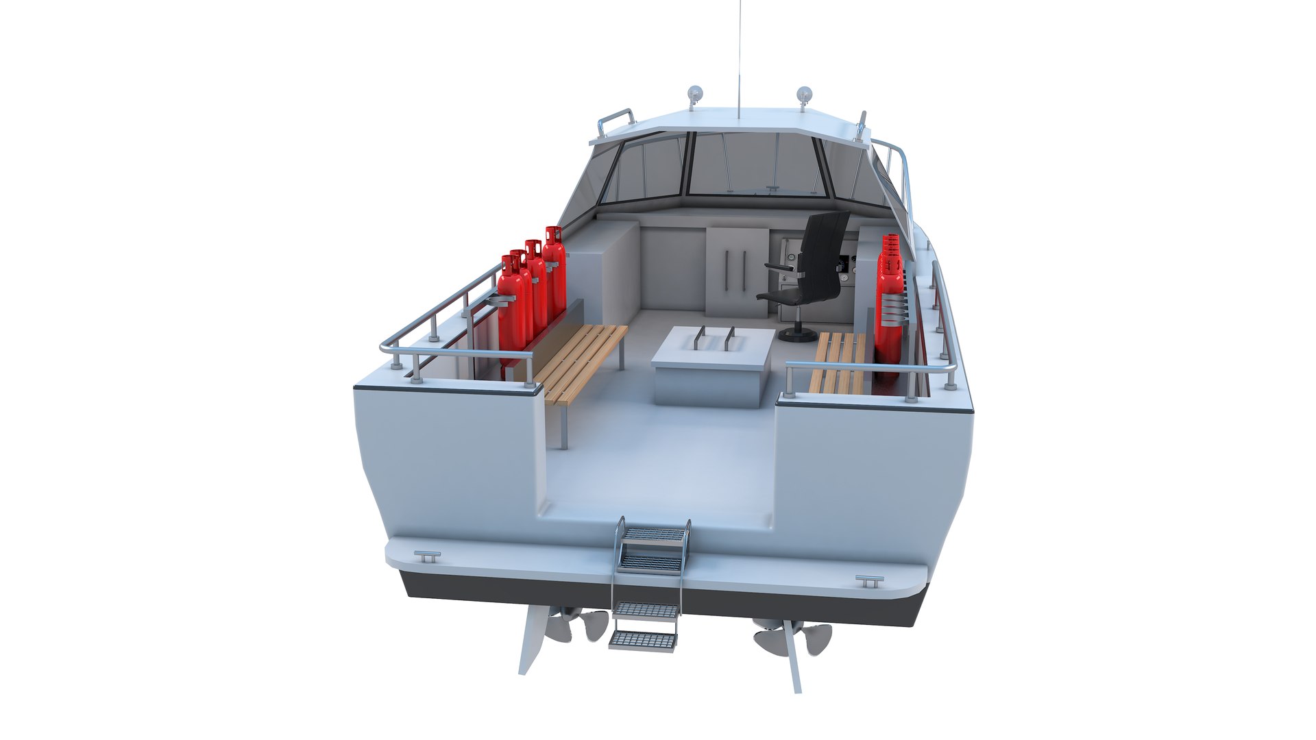 Dive Boat 3D Model - TurboSquid 1758303