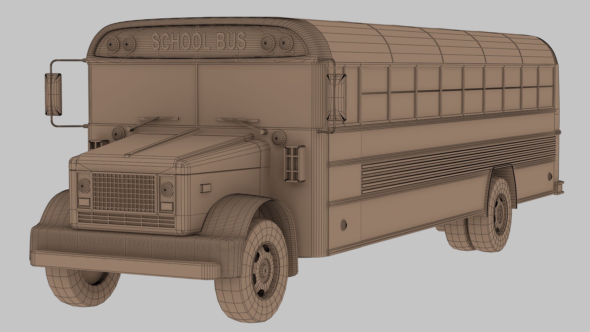 School Bus 3D Model - TurboSquid 2176788