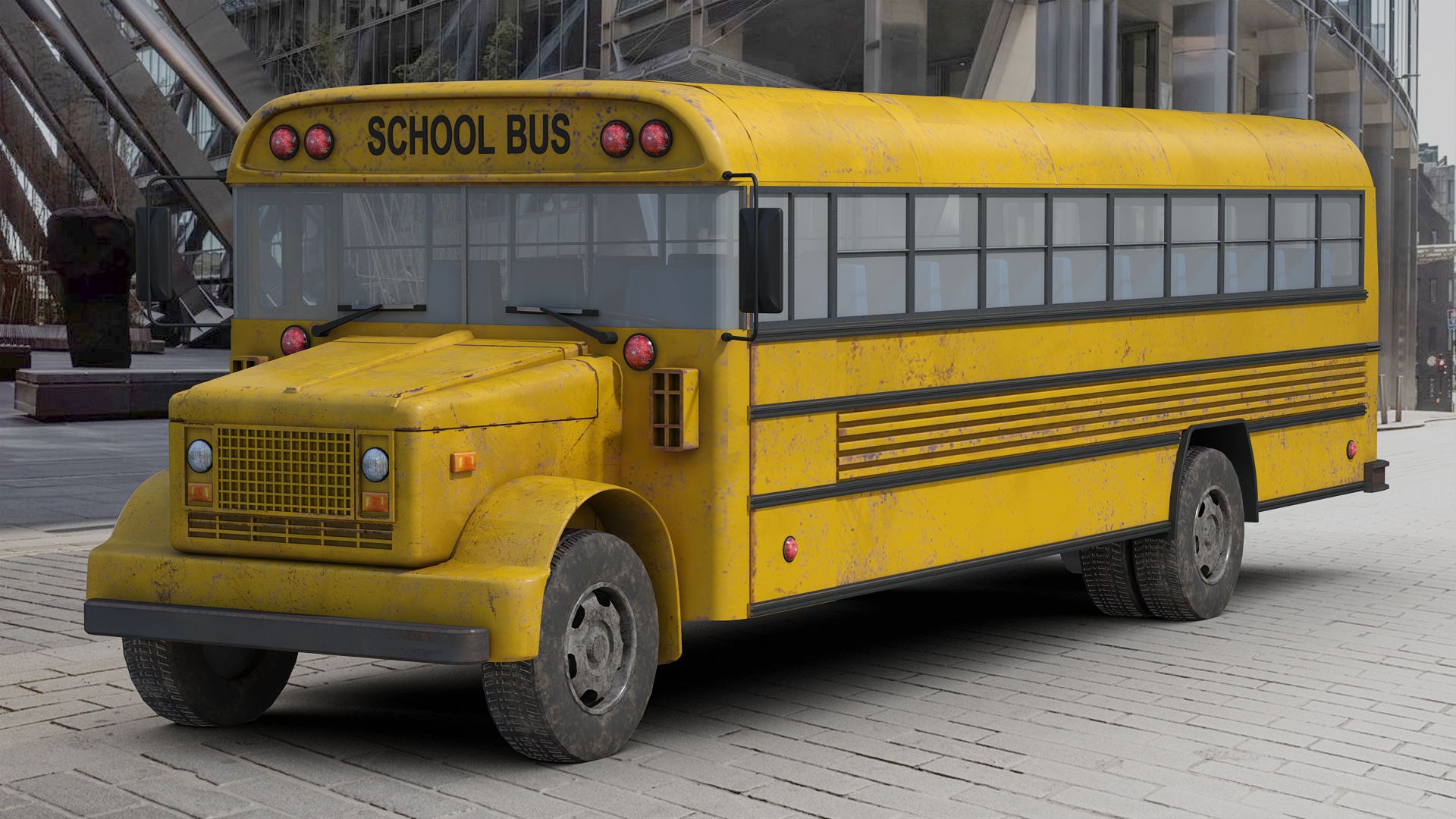School Bus 3D Model - TurboSquid 2176788