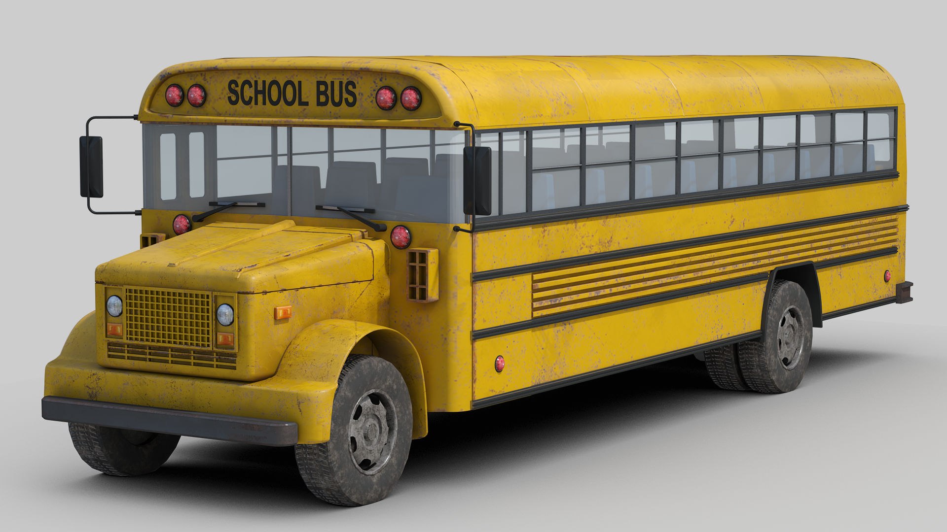 School Bus 3D Model - TurboSquid 2176788