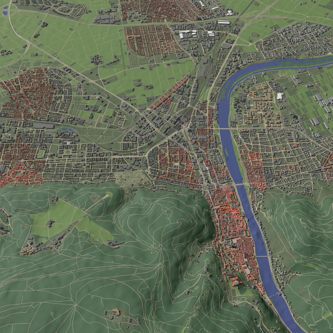 3D Heidelberg Germany - City And Urban Model - TurboSquid 2216098
