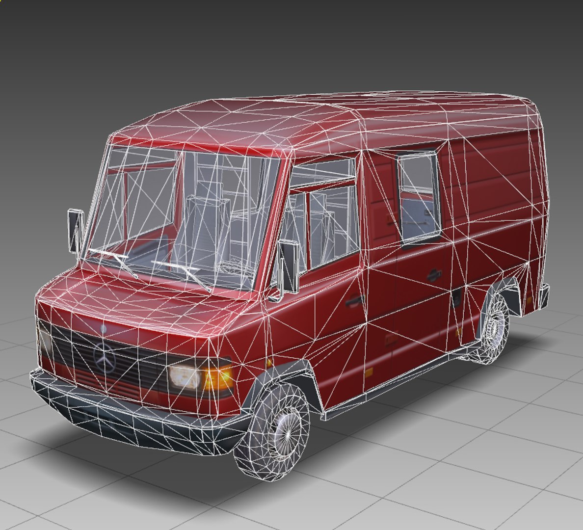 Mercedes Van 3d Model