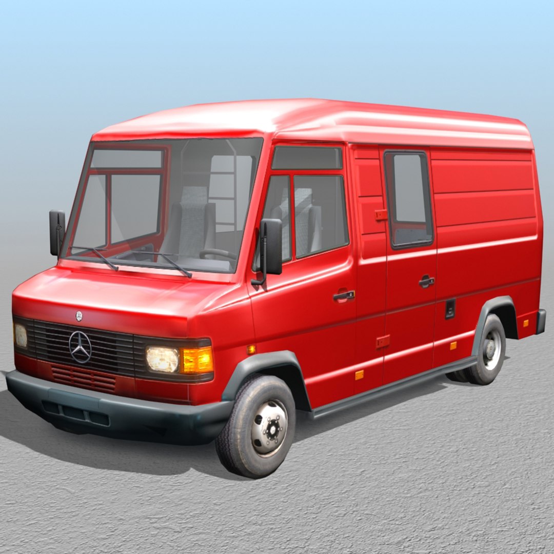 Mercedes Van 3d Model