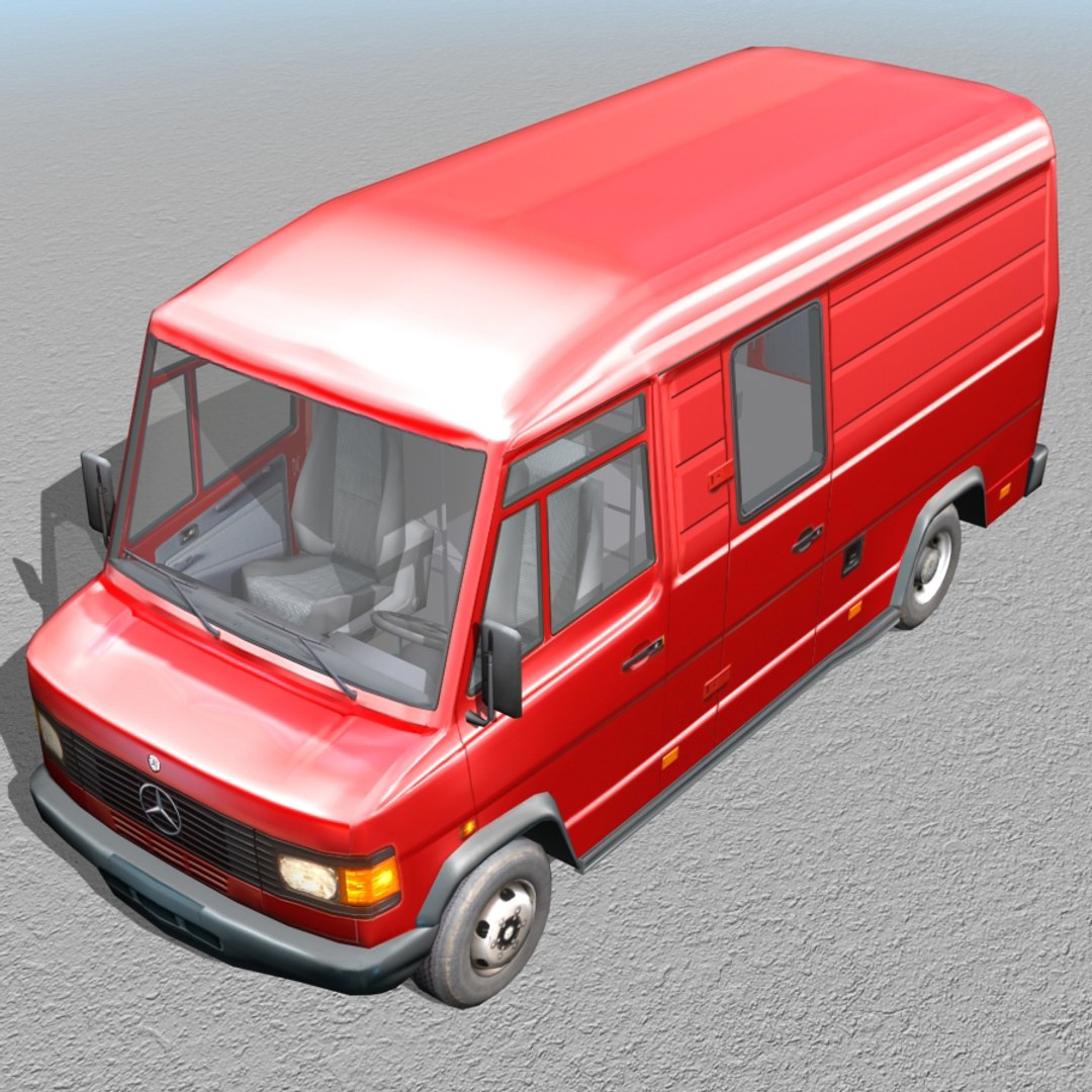 Mercedes Van 3d Model