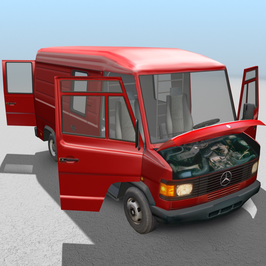 Mercedes Van 3d Model