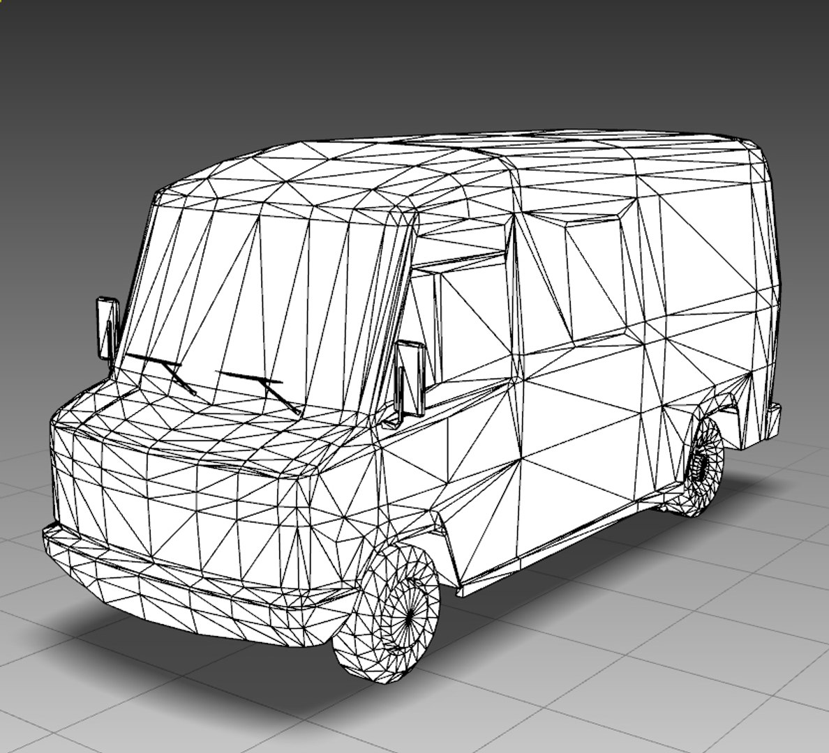 Mercedes Van 3d Model