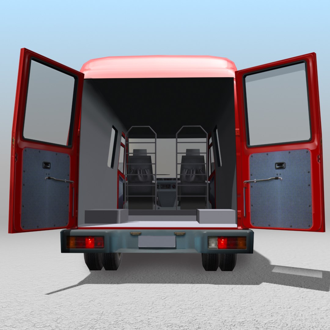 Mercedes Van 3d Model