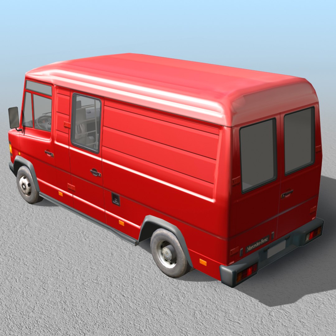 Mercedes Van 3d Model