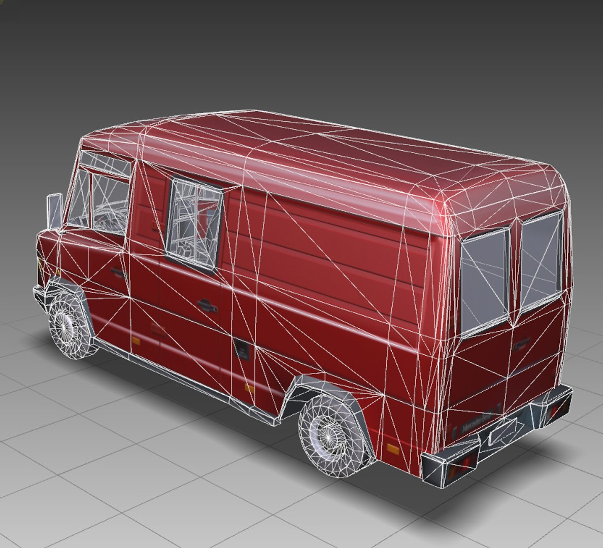 Mercedes Van 3d Model