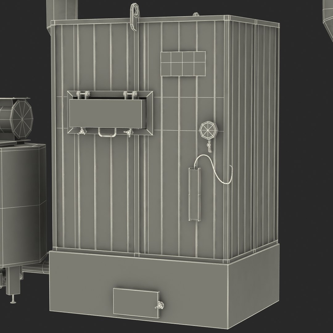 Industrial Water Heating 2 3d Model