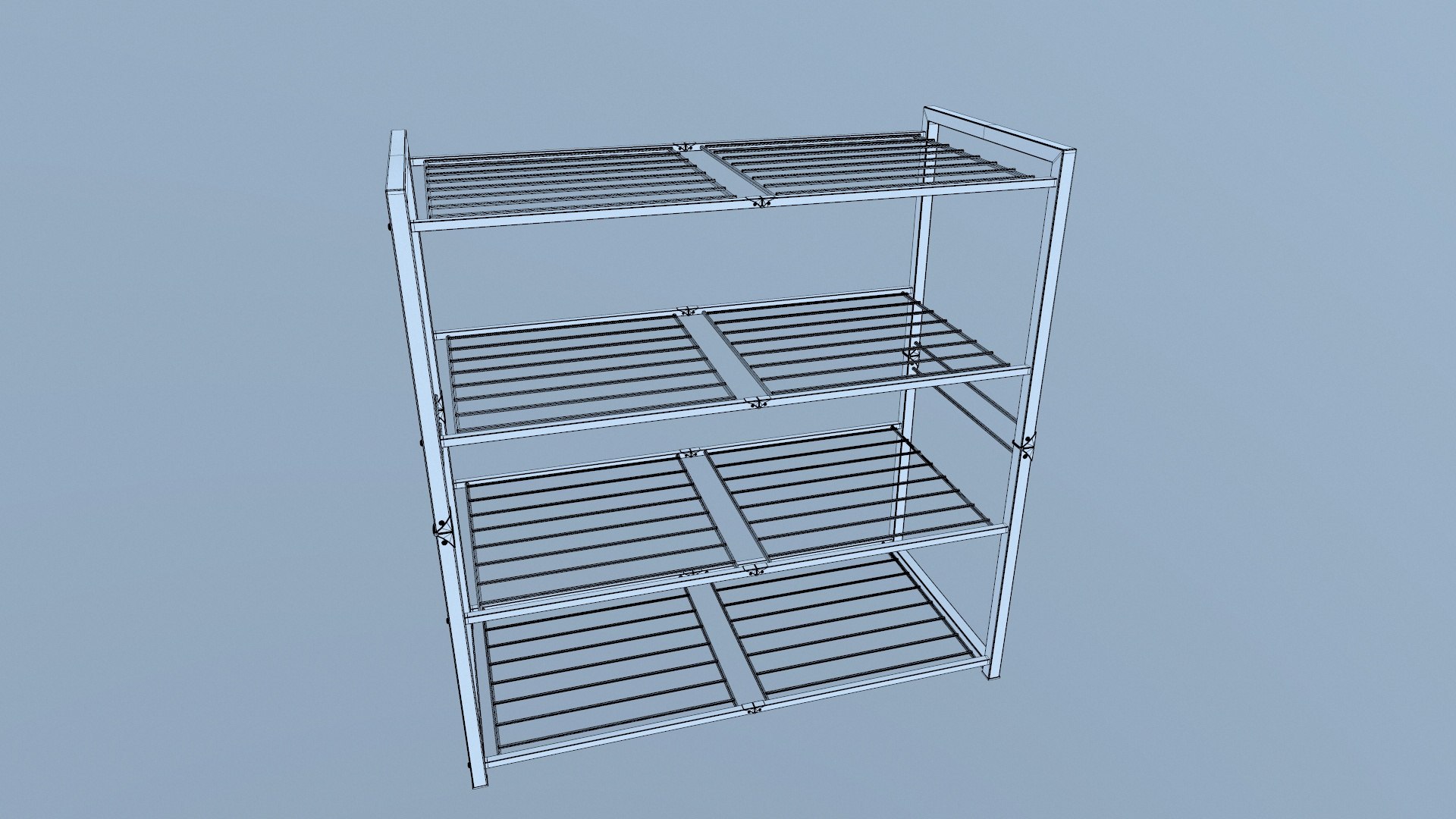 Metal Racks 3D Model - TurboSquid 2037250