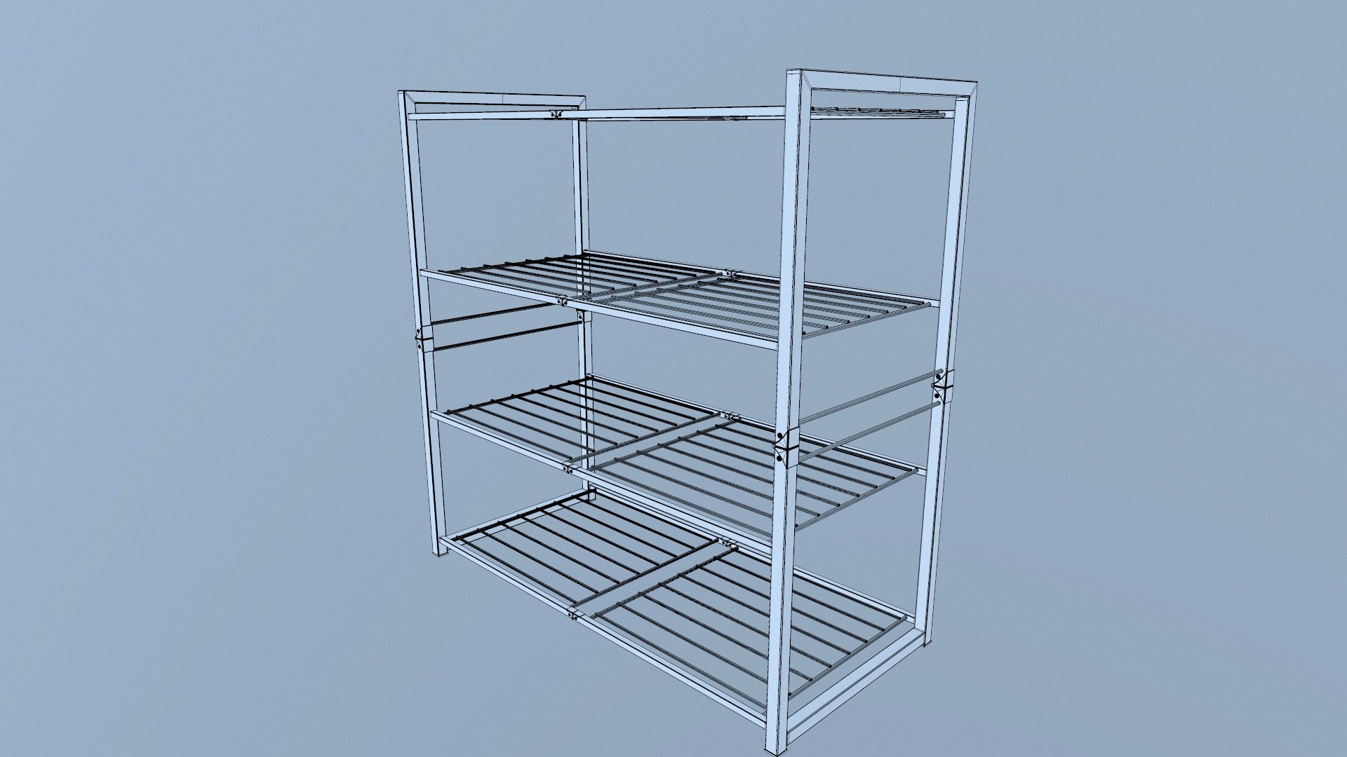 Metal Racks 3D Model - TurboSquid 2037250