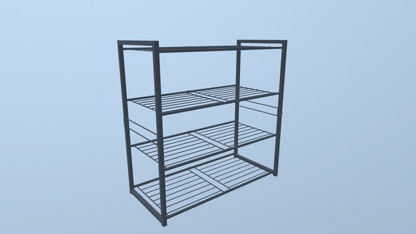Metal Racks 3D model - TurboSquid 2037250