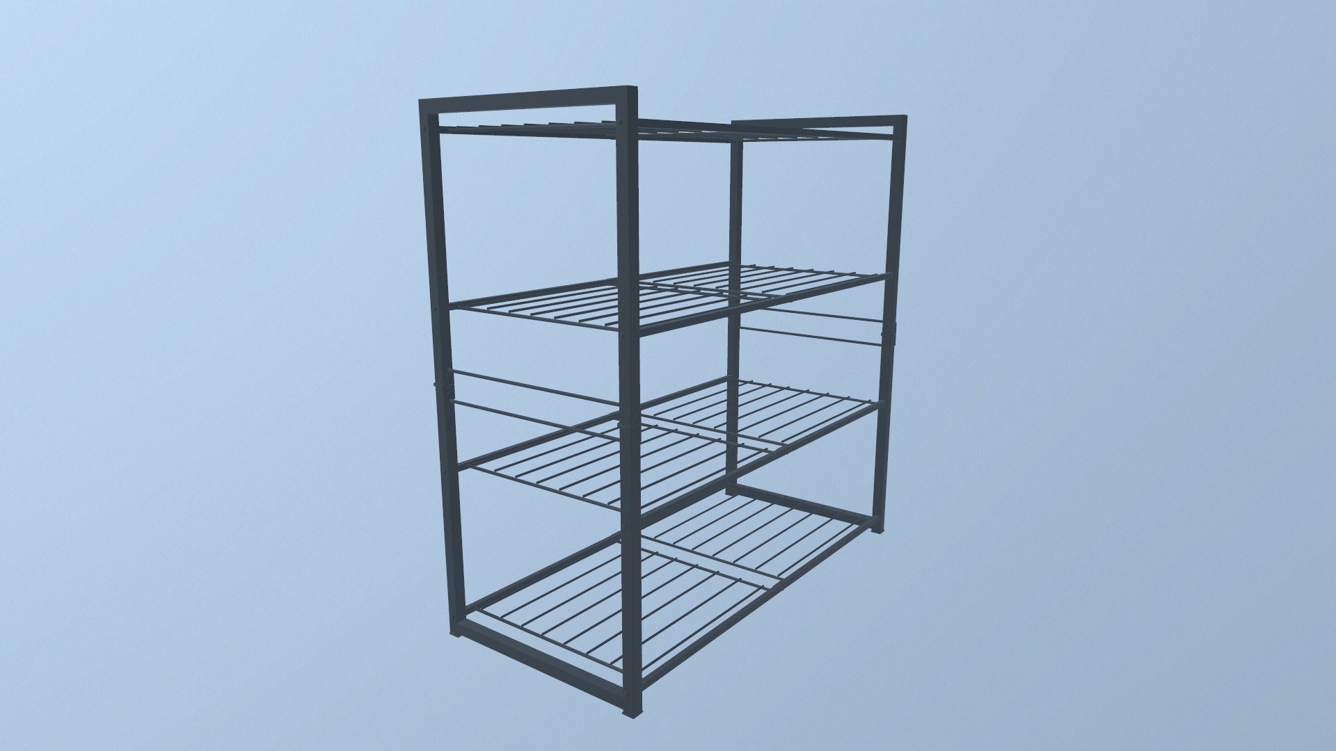 Metal Racks 3D Model - TurboSquid 2037250