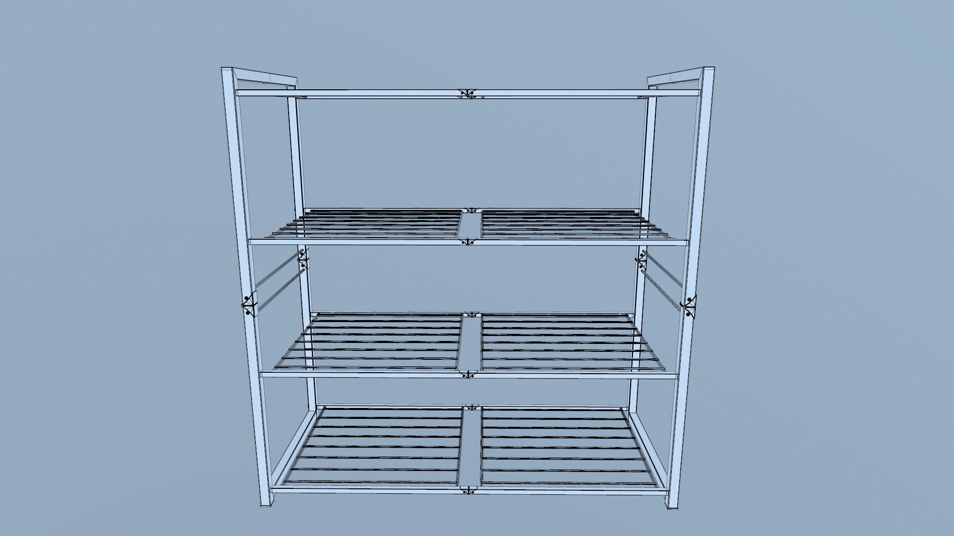 Metal Racks 3D Model - TurboSquid 2037250