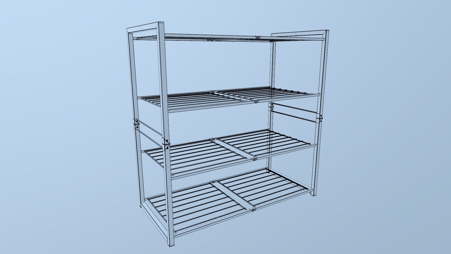 Metal Racks 3D Model - TurboSquid 2037250