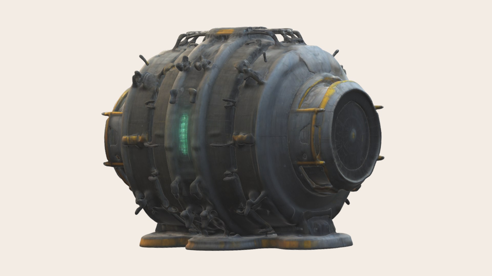 Sci-Fi Nuclear Reactor Model - TurboSquid 2367257