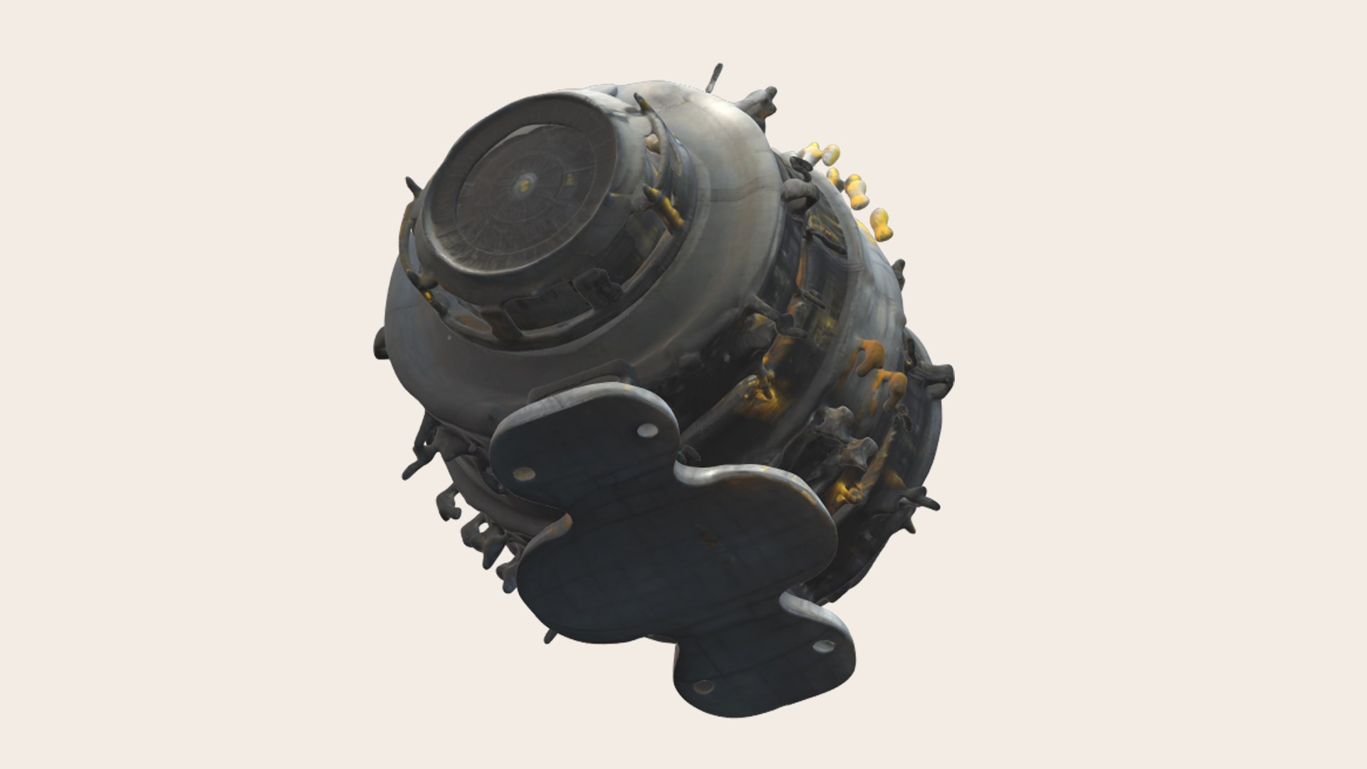 Sci-Fi Nuclear Reactor Model - TurboSquid 2367257