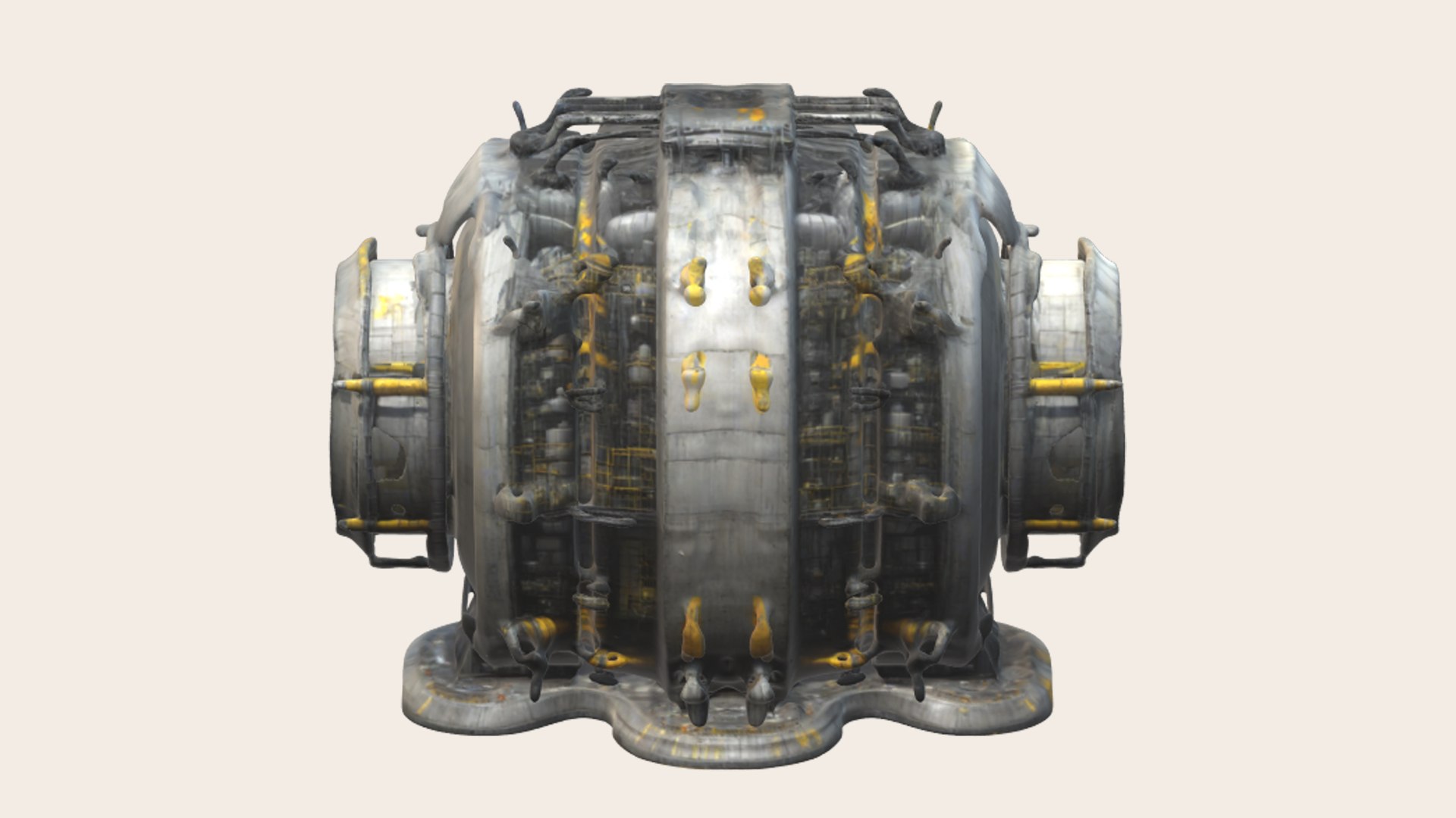 Sci-Fi Nuclear Reactor Model - TurboSquid 2367257