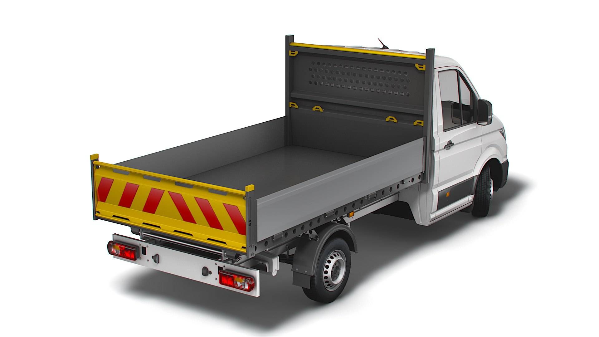 Crafter Single Cab Tipper Model - TurboSquid 1695592