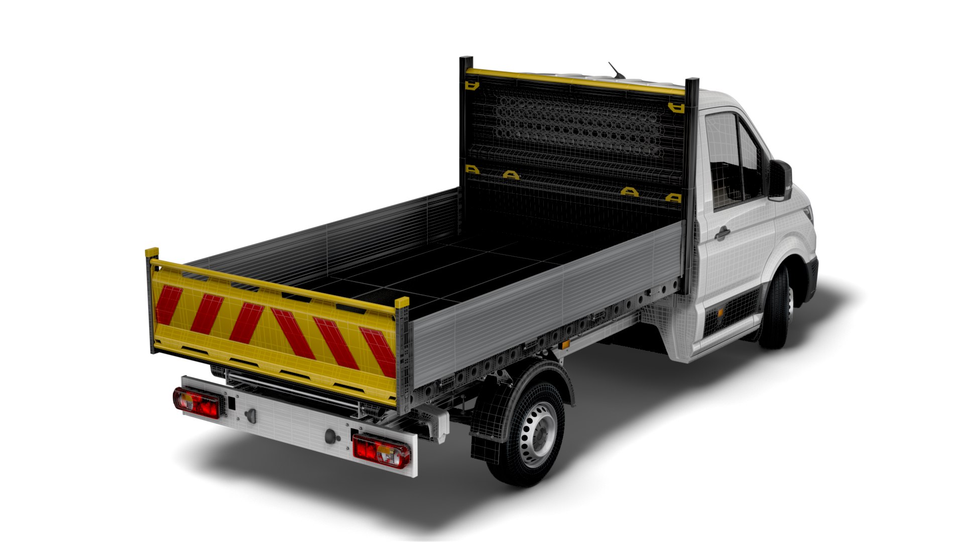 Crafter Single Cab Tipper Model - TurboSquid 1695592