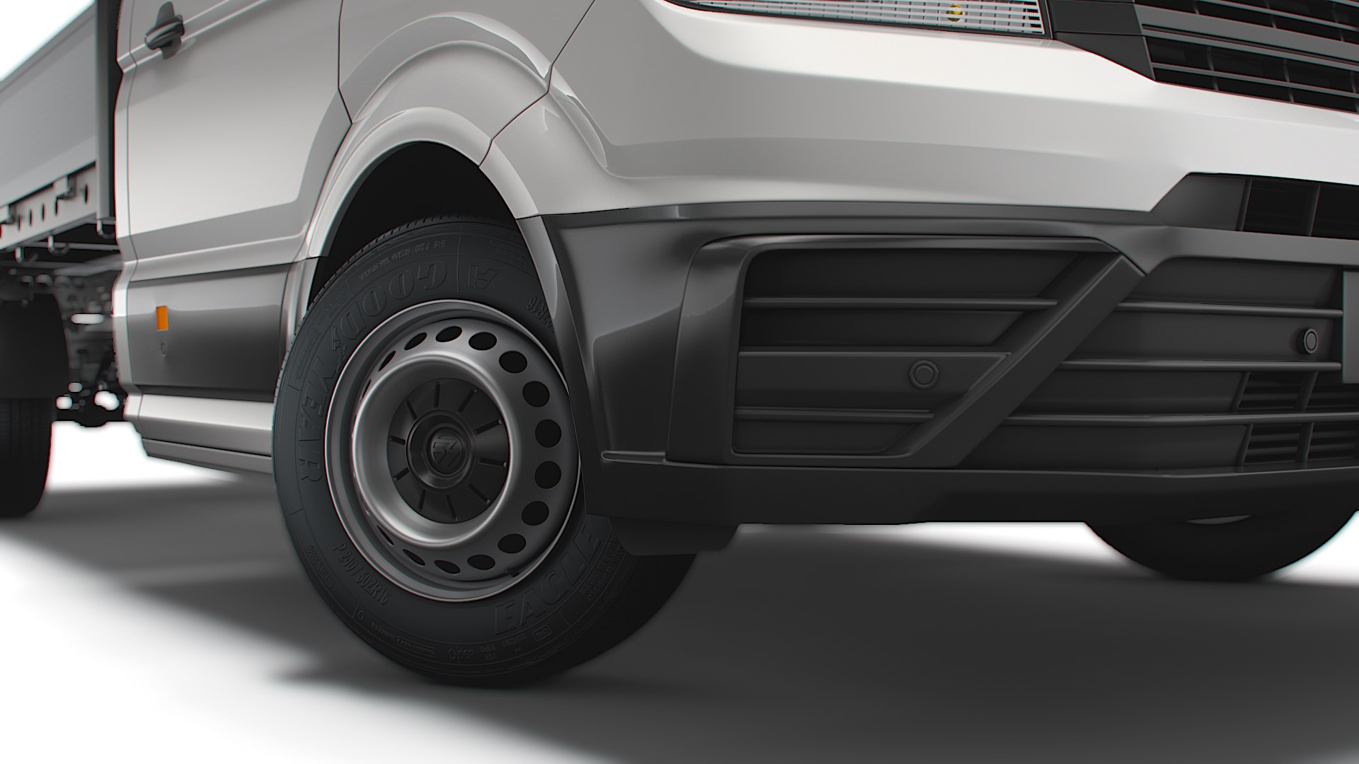 Crafter Single Cab Tipper Model - TurboSquid 1695592