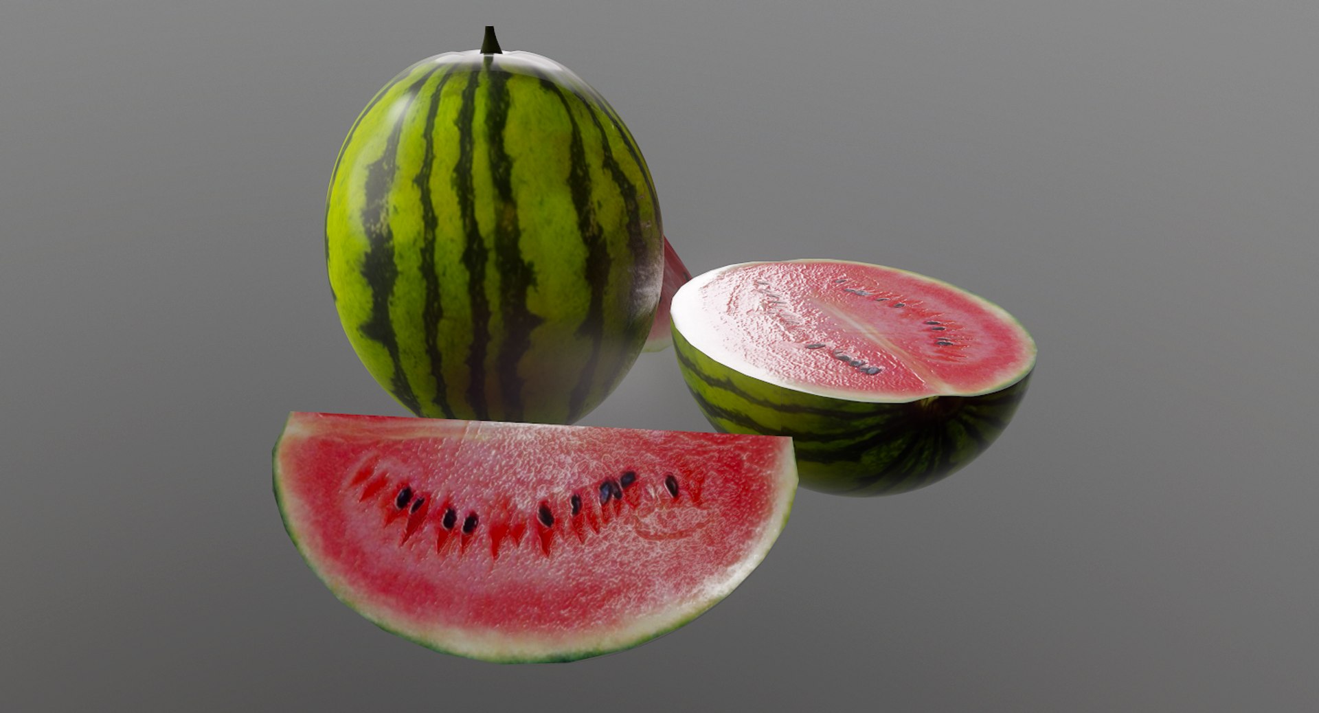 3D Ready Watermelon Model - TurboSquid 1252419