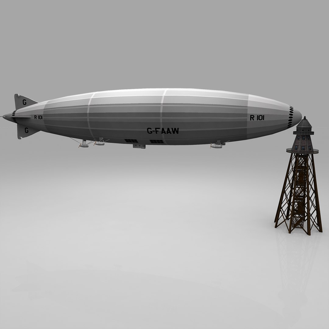 Maya British R101 Airship