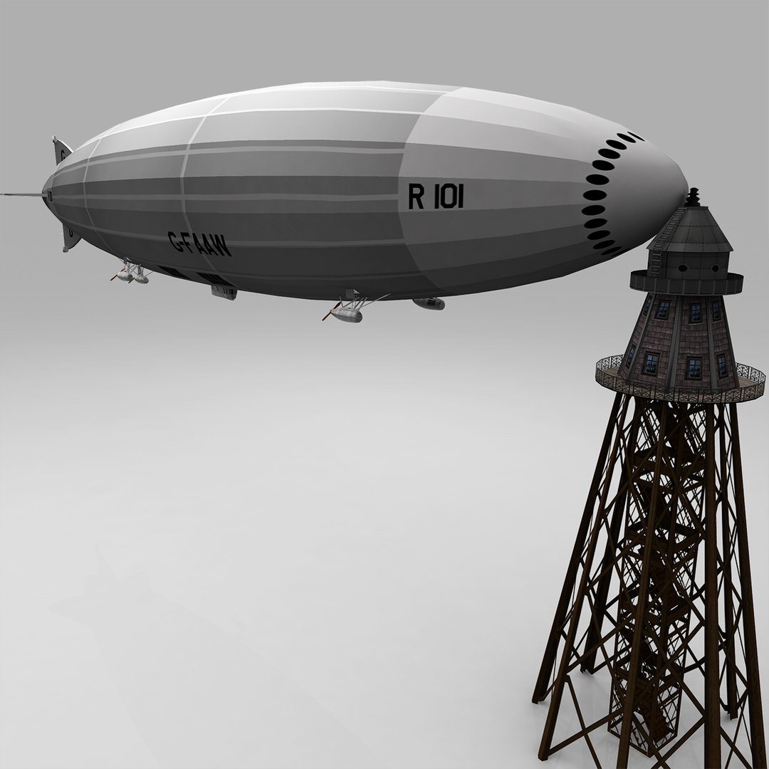 Maya British R101 Airship