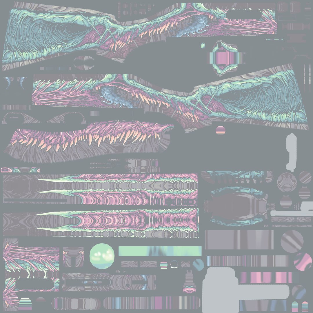 CS2 Hyper Beast Collection 3D Model - TurboSquid 2216167