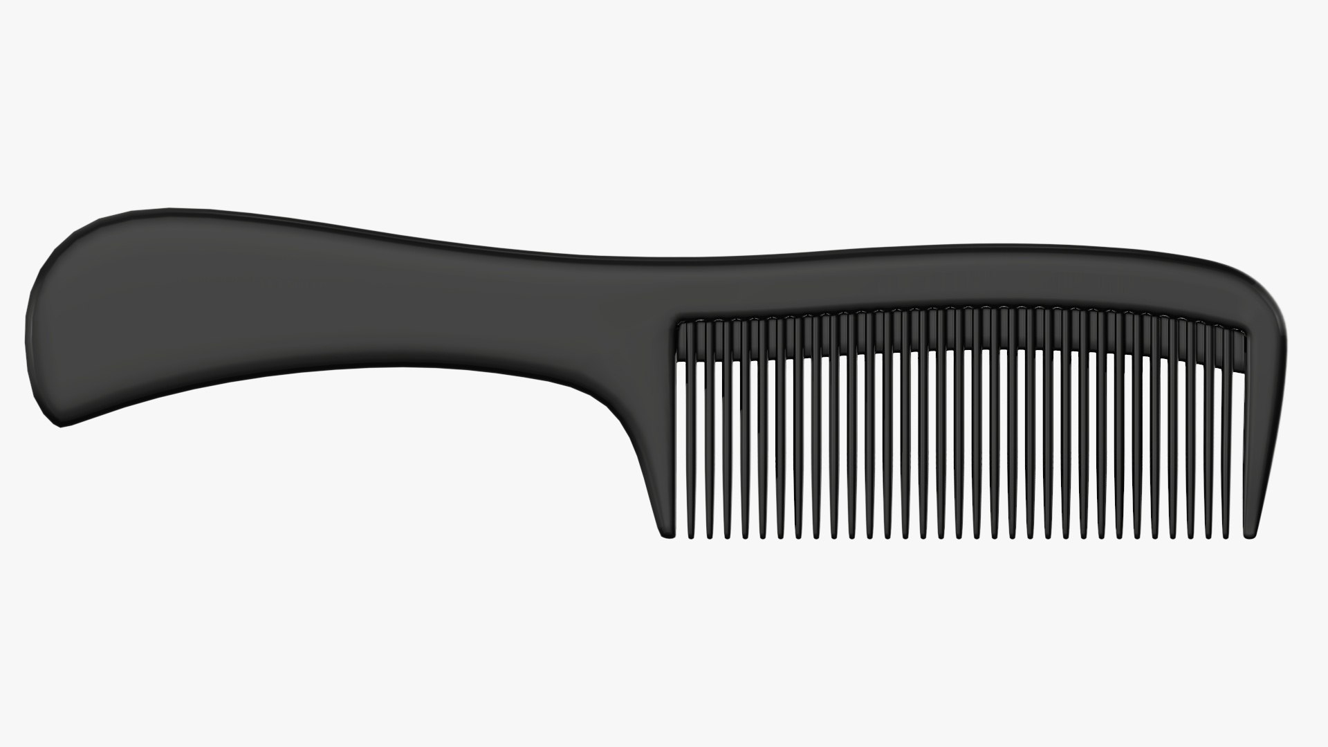Hair comb wide 3D model - TurboSquid 1585452