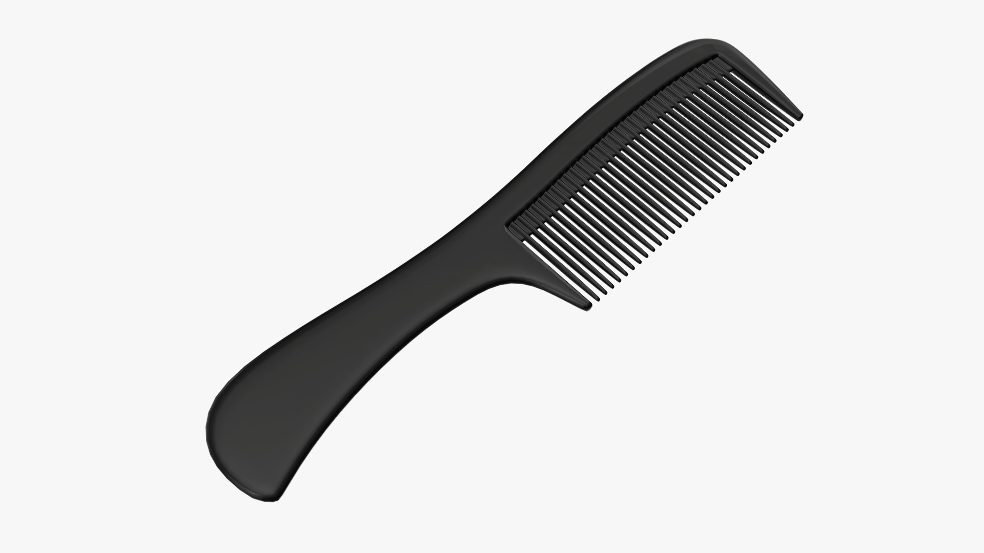 Hair comb wide 3D model - TurboSquid 1585452