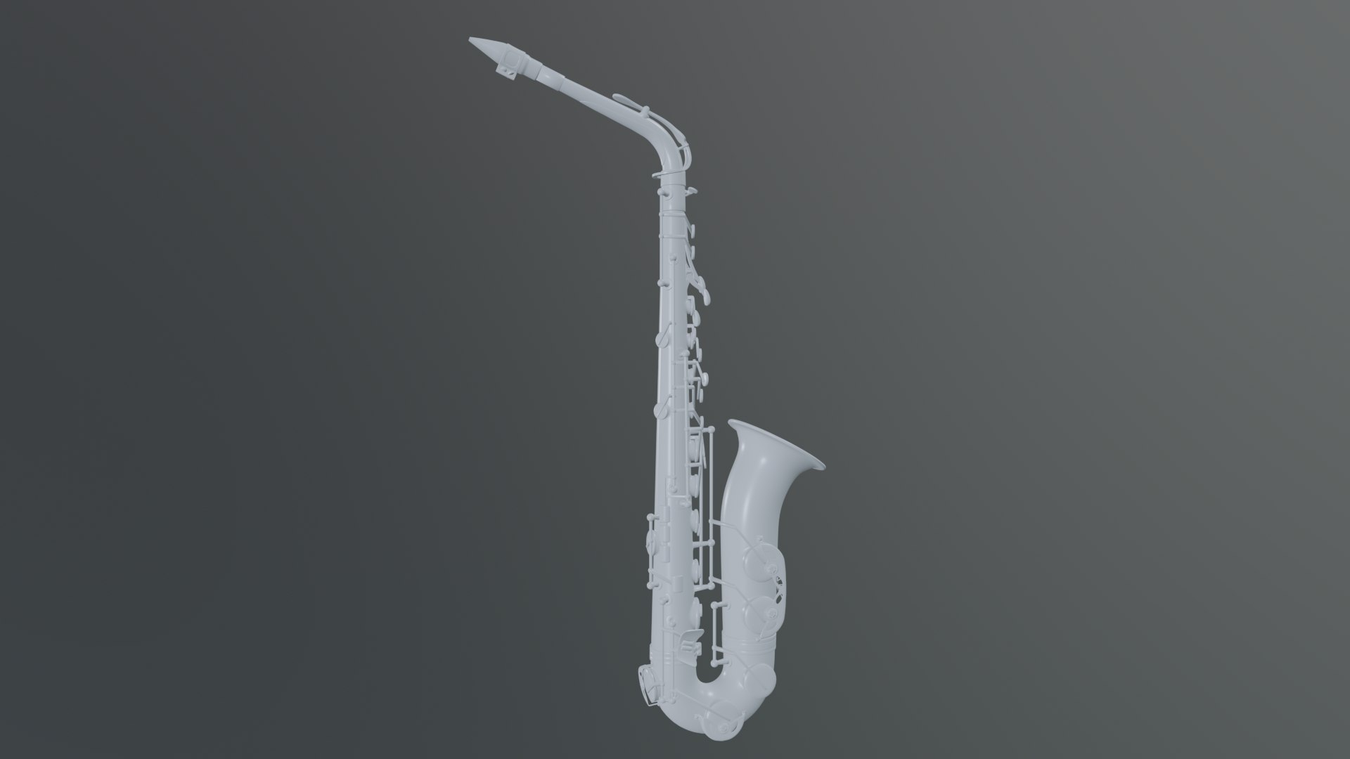 Saxophone Pipe French Horn High-poly 3D Model - TurboSquid 2345165